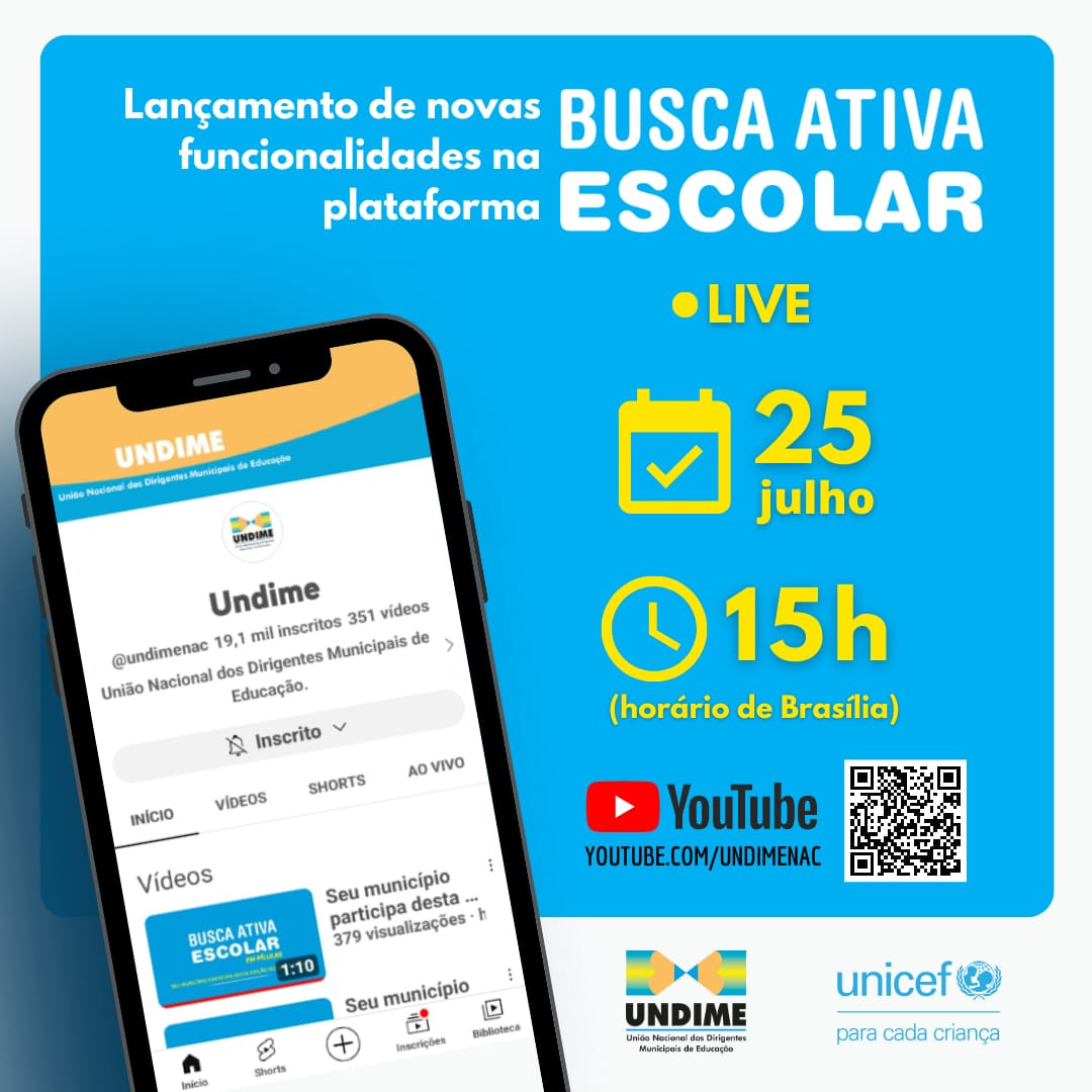 Busca Ativa Escolar lança novas funcionalidades da plataforma nesta ...