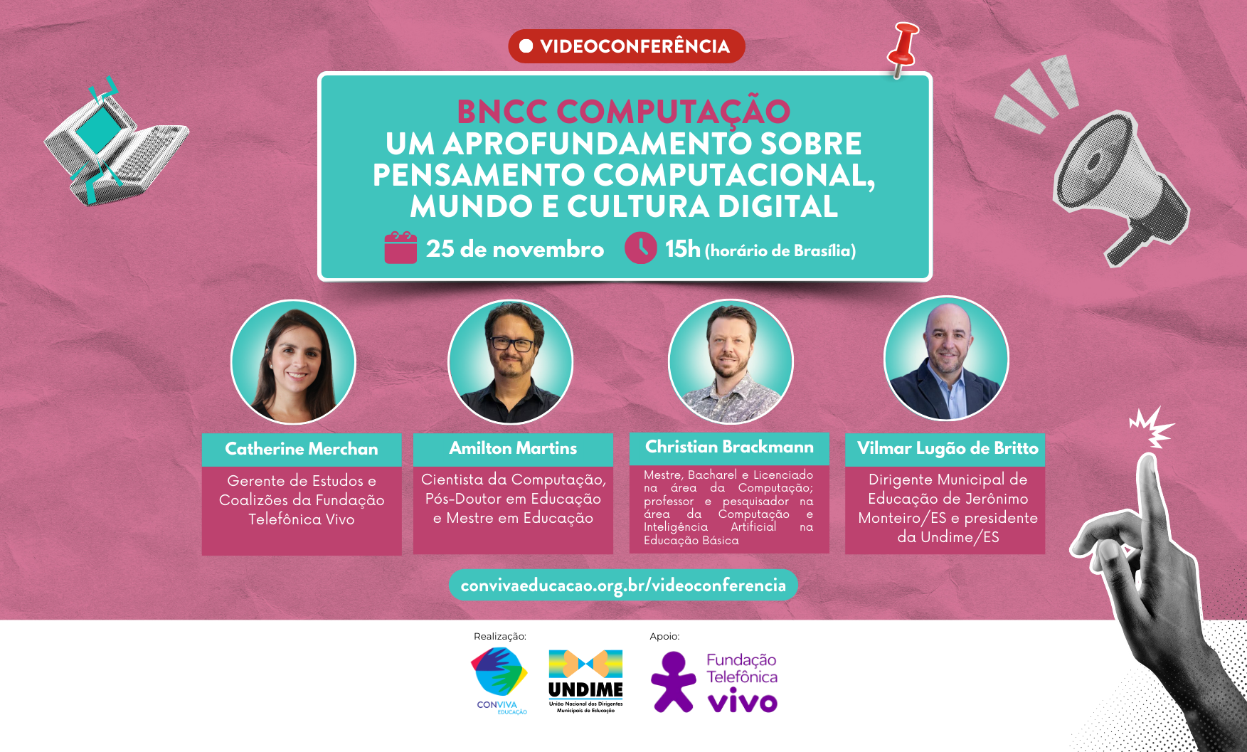 BNCC Computação é tema de videoconferência do Conviva - Conviva Educação