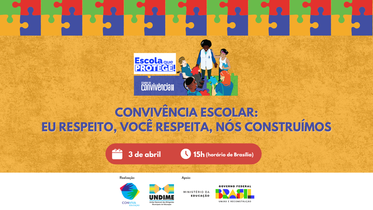 Semana da Convivência Escolar: videoconferência do Conviva discute ...